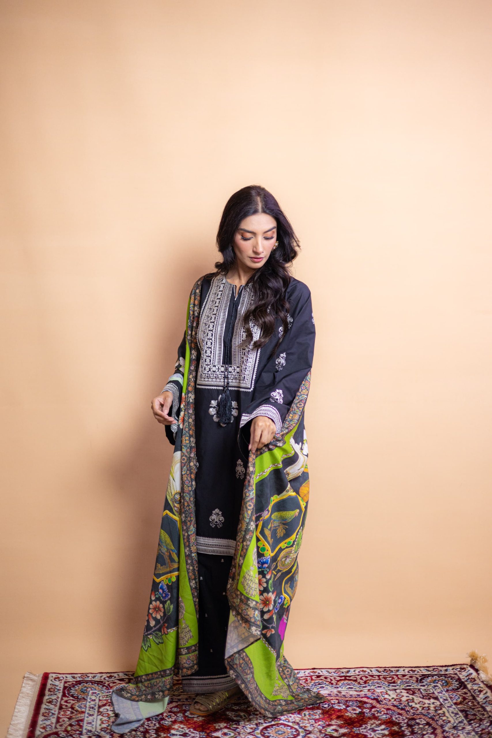 Koyal (farshi shalwar set 3 piece) – Aqasiofficial